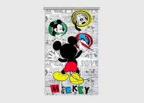 Dětsky dekorativní závěs Mickey Mouse | 140 x 245 cm | DFCSL7142