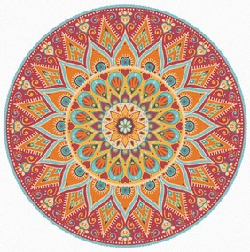 zuty malování podle čísel - mandala, 40x50 cm, vypnuté plátno na rám