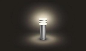 PH 17405/47/P0 Hue White Venkovní sloupkové svítidlo Philips Tuar 17405/47/P0 nerez, 2700K, 40cm - PHILIPS HUE (915005561601)