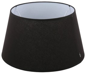 Černé stínidlo na lampu Eleganza black - Ø25*14cm / E27
