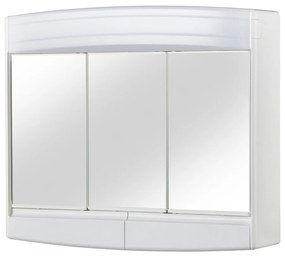 Jokey Plastové skříňky TOPAS ECO Zrcadlová skříňka (galerka) - bílá - š. 60 cm, v. 53 cm, hl. 18 cm 288113020-0110