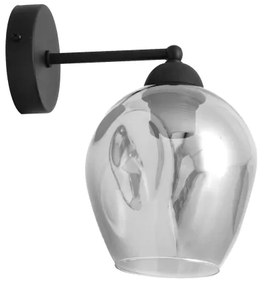 Nástěnná lampa LILI 1xE27/15W/230V černá/šedá