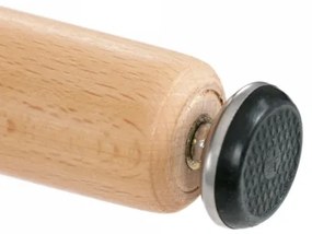 Jídelní stůl 120x80x74 bílý matný lak dřevěné nohy DT-304 WT