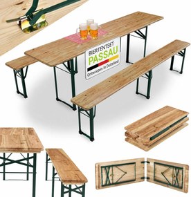 Juskys Skládací pivní set Passau 220 cm