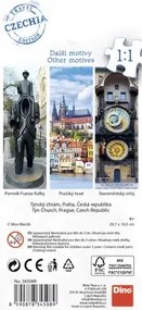 DINO Panoramatické puzzle Týnský chrám / 75 dílků / Turistická edice Č
