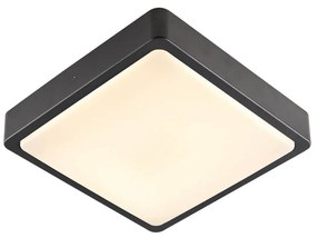 SLV 1003450 Ainos square, venkovní, nástěnné a stropní svítidlo LED 17W, antracitové, 3000/4000K, 30x30cm, IP65