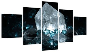 Obraz krystalu (125x70 cm)
