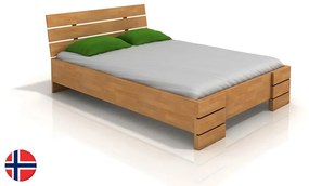 Jednolůžková postel 90 cm Naturlig Lorenskog High (buk) (s roštem). 800247
