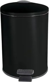 SPIRELLA Pedálový odpadkový koš ADELAR matná černá / Ocel / 3 l