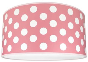 LAMPDAR Dětské stropní svítidlo DOTS PINK 2xE27/60W/230V růžová SA0657