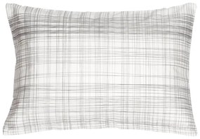 SCANquilt povlak SATÉN PLUS crossing bílošedá 50 x 70 cm