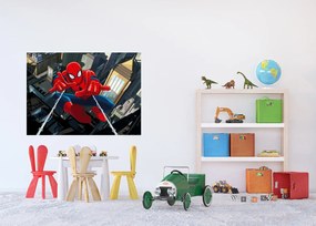 Dětská vliesová fototapeta na zed' Marvel Spider-Man ve Městě, Disney | 155 x 110 cm | DFTDNM 5220