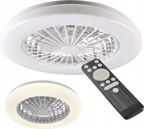 Lampa S Ventilátorem Stropní Větrák Stropní Svítidlo Led 63W Cct Paměť Barvy Dálkový Ovladač