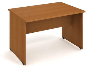 Stůl jednací rovný 120 cm - Hobis Gate GJ 1200 Dekor stolové desky: třešeň, Dekor lamino podnože: třešeň