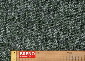 Breno Metrážový koberec BINGO 6846 – zelený, šíře 500 cm, Zelená/Vícebarevné