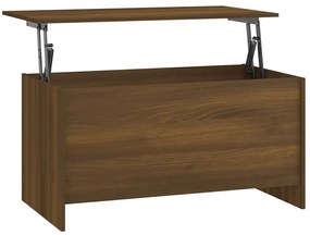 819268 vidaXL Konferenční stolek hnědý dub 102x55,5x52,5 cm kompozitní dřevo