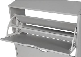 Šedý výklopný botník 60x82x24 cm Stelo – Bonami Essentials