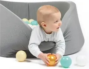 Ludi Hrací ohrádka s míčky textilní / od 6 měsíců