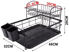 Verk Group Dvoupatrový odkapávač s vaničkou