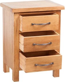 Noční stolky 2 ks 40 x 30 x 54 cm masivní dubové dřevo 3053415