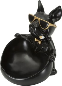Dekorativní soška Dog Ball černá