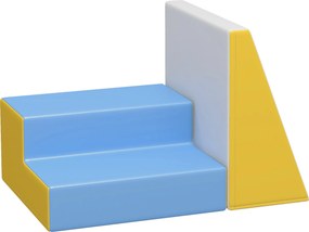 HOMCOM dětský motorický parkúr, lezení, stavební kostky, 2 obrovské pěnové bloky 50 x 25 cm, multicolor