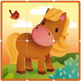 JANOD Karetní hra Párty puzzle / 36 karet / od 3 let