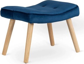 Křeslo Hatren Velvet, modrá
