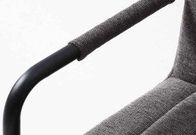 Designová židle Mahima tmavě šedá