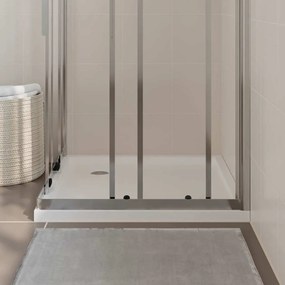 Čtvercová sprchová vanička ABS bílá 80 x 80 cm 148907
