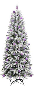 Umělý vánoční stromeček Bílá 240 cm PVC, plast, ocel a PE 3396075