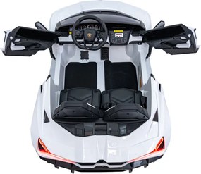 Elektrické autíčko Lamborghini Revuelto XL bílé