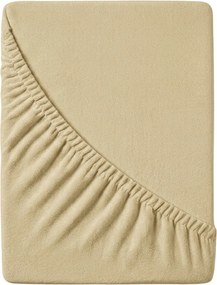 Froté prostěradlo EXCLUSIVE krémové 200x220 cm