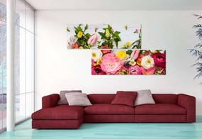 Malvis ® Atypický obraz něžné květiny Velikost (šířka x výška): 100x50 cm