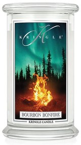 Kringle Candle svíčka Bourbon Bonfire (sójový vosk), 623 g