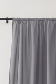 Závěs OXFORD LIGHT 140x250 cm, světle šedý Zavěšení: Řasící páska