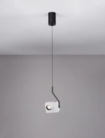 LED stmívatelný bílý moderní lustr Kedros