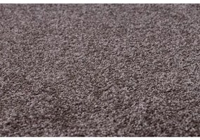 koberec, koberec metráž SAN MIGUEL hnědý 41 hladký, Jednotný jedno velikost 150x350 cm | krásné koberce cz
