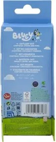 STOR Dětský příbor 2ks Bluey / Nerezová ocel / Bez BPA