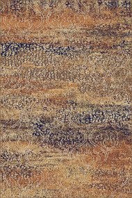 Moderní kusový koberec Agnella Adel Lahti Koniak Abstraktní béžový hnědý Rozměr: 133x195 cm