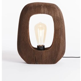 Hnědá stolní lampa (výška 30 cm) Kelafo – Light &amp; Living