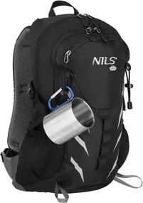 NILS Camp NC17110 Kempingový hrnek s karabinou 300ml modrý