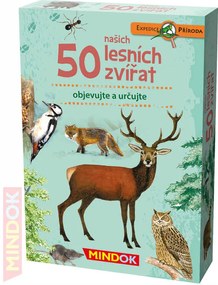 MINDOK HRA kvízová Expedice Příroda: 50 našich lesních zvířat naučná mn312