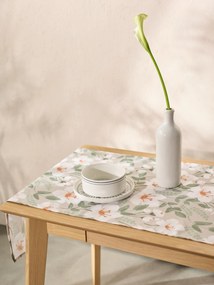 Sinsay - Běhoun na stůl s květinovým motivem - zelená