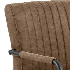 Designová jídelní židle ADELE II hnědá/černá