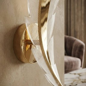 Toolight Rea, NÁSTĚNNÉ LED SVÍTIDLO G182-W GOLD, OSW-07814