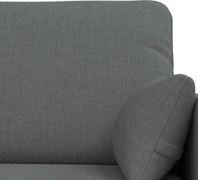 Set pohovek 2 ks Tmavě šedá textil 3407538