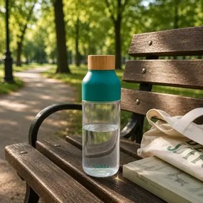 Quokka Ice tmavě zelená / Láhev / Tritan / 570 ml / Bez BPA