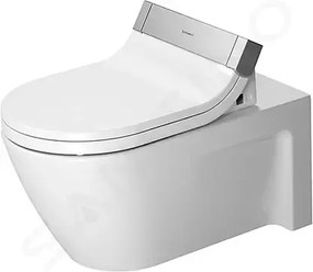 DURAVIT - Starck 2 Závěsné WC pro bidetové sedátko SensoWash, s WonderGliss, alpská bílá (25335900001)