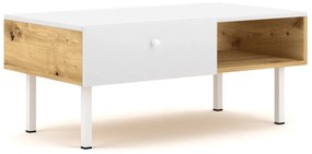 Konferenční stolek Tulia dub artisan/bílý